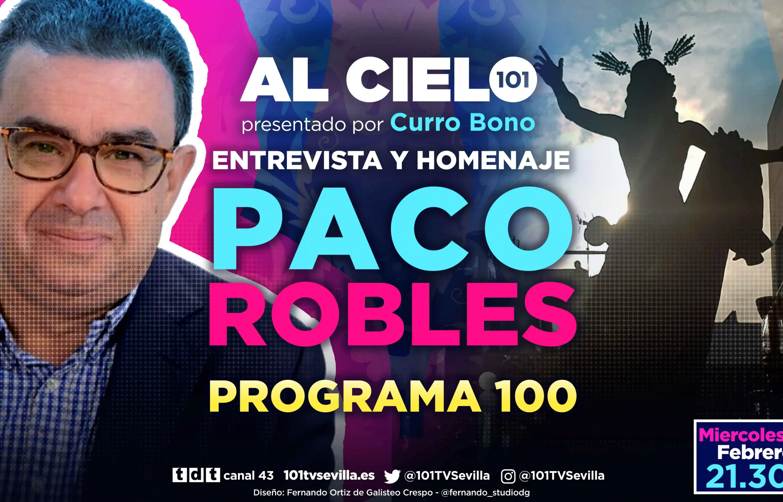 'Al Cielo' cumple cien programas homenajeando a Paco Robles