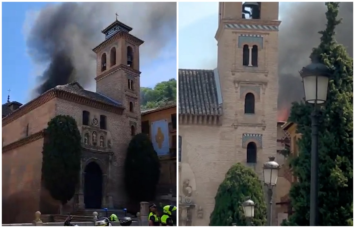 Un incendio en la Iglesia San Gil y Santa Ana hace saltar las alarmas ...