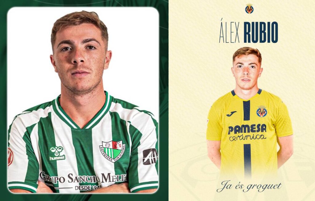 El Villarreal abona al Antequera CF la cláusula de rescisión de Álex Rubio